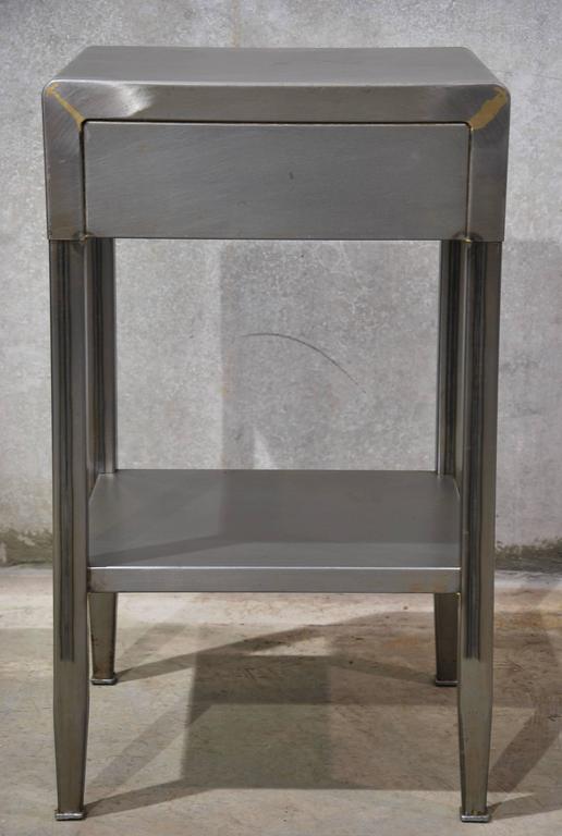 Simmons Modern Furniture Metal Side Table at 1stDibs | metal side table ...