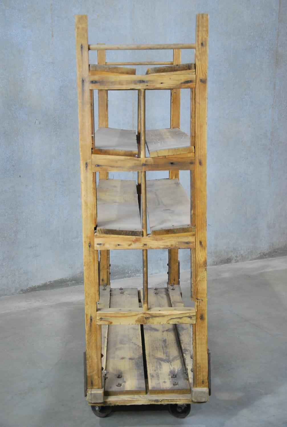 1940 Rolling Bread Rack at 1stdibs