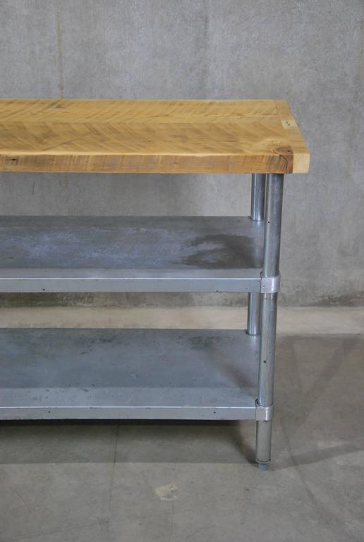 1960 Industrial Bakers Work Table at 1stDibs