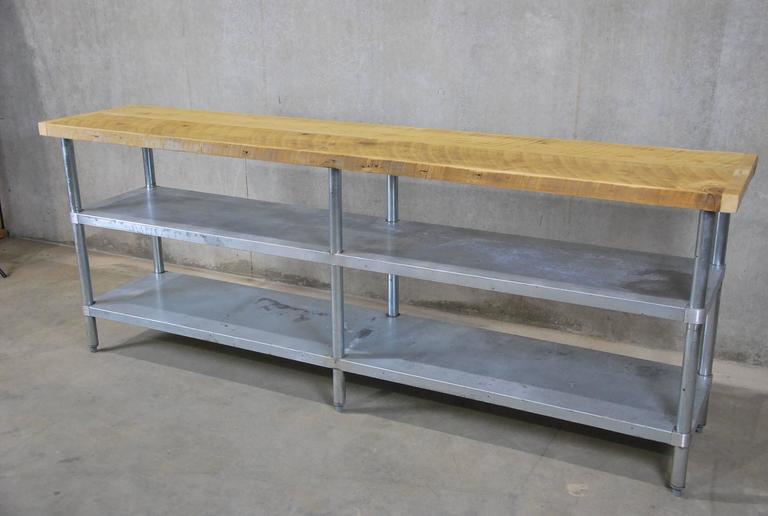 1960 Industrial Bakers Work Table at 1stDibs