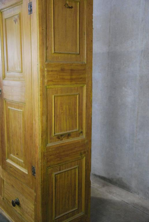 1830, Large Pine, Québec, Adams Style Armoire at 1stDibs