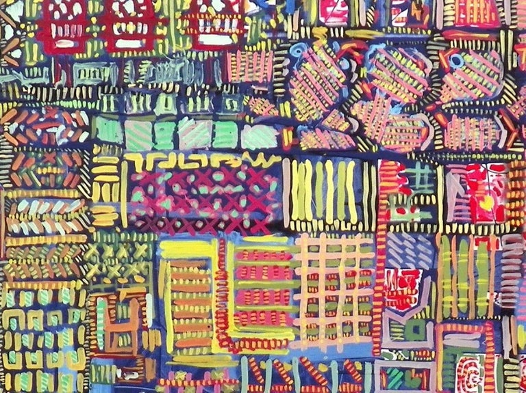 Large Matt Godwin Abstract Painting "The Bigger Big Ticket" For Sale at ...