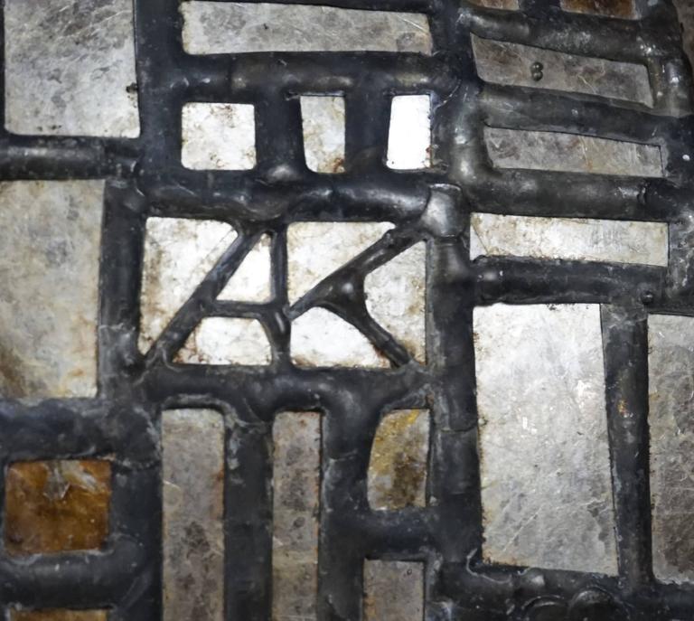 Leaded Mica Hanging Sculpture Light by Adam Kurtzman at 1stDibs