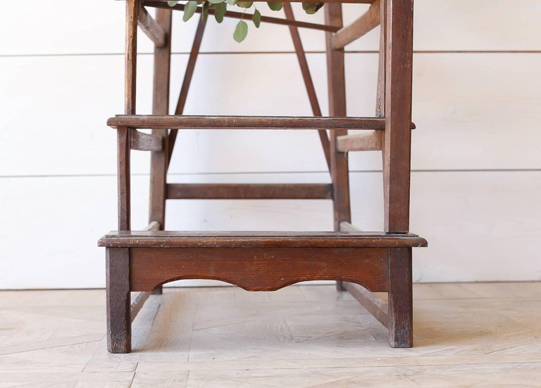 Antique Library Ladder, 1880 at 1stDibs
