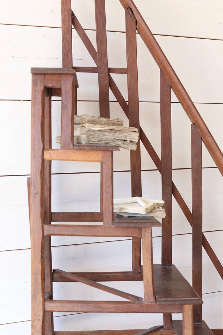 Antique Library Ladder, 1880 at 1stDibs
