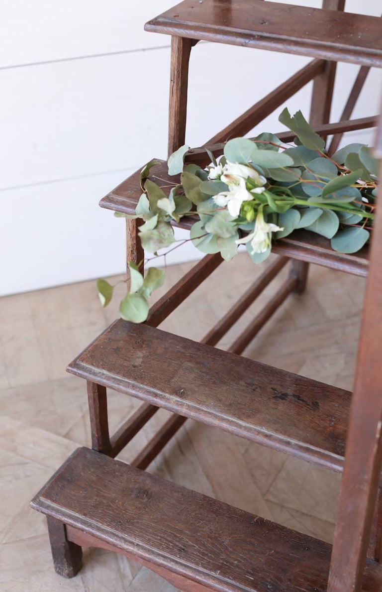 Antique Library Ladder, 1880 at 1stDibs
