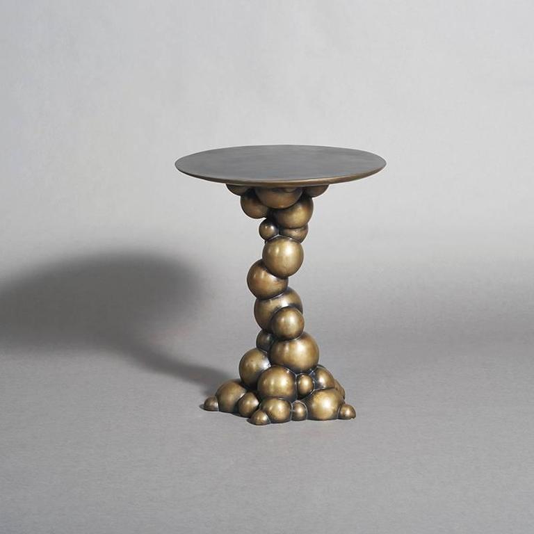 Erin Sullivan, Blackened Bronze Bubble Side Table, USA, 2015 For Sale ...