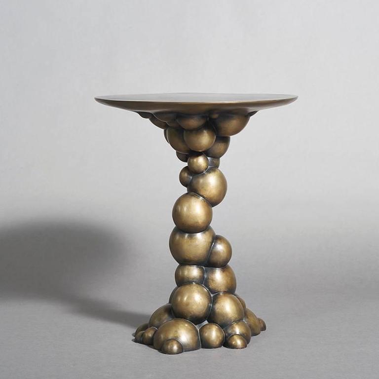 Erin Sullivan, Blackened Bronze Bubble Side Table, USA, 2015 For Sale ...
