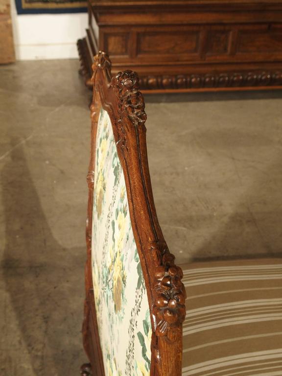 19th Century Carved Oak French Daybed at 1stDibs | carved daybed for sale
