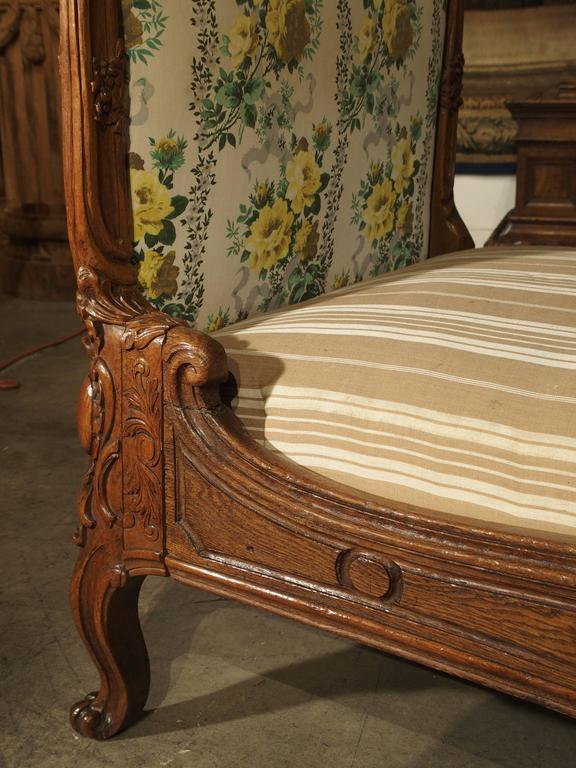 19th Century Carved Oak French Daybed at 1stDibs | carved daybed for sale