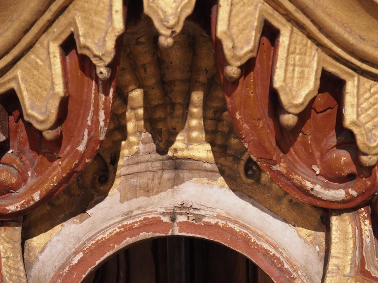 18th Century Polychromed Architectural Niche Façade from Italy For Sale ...