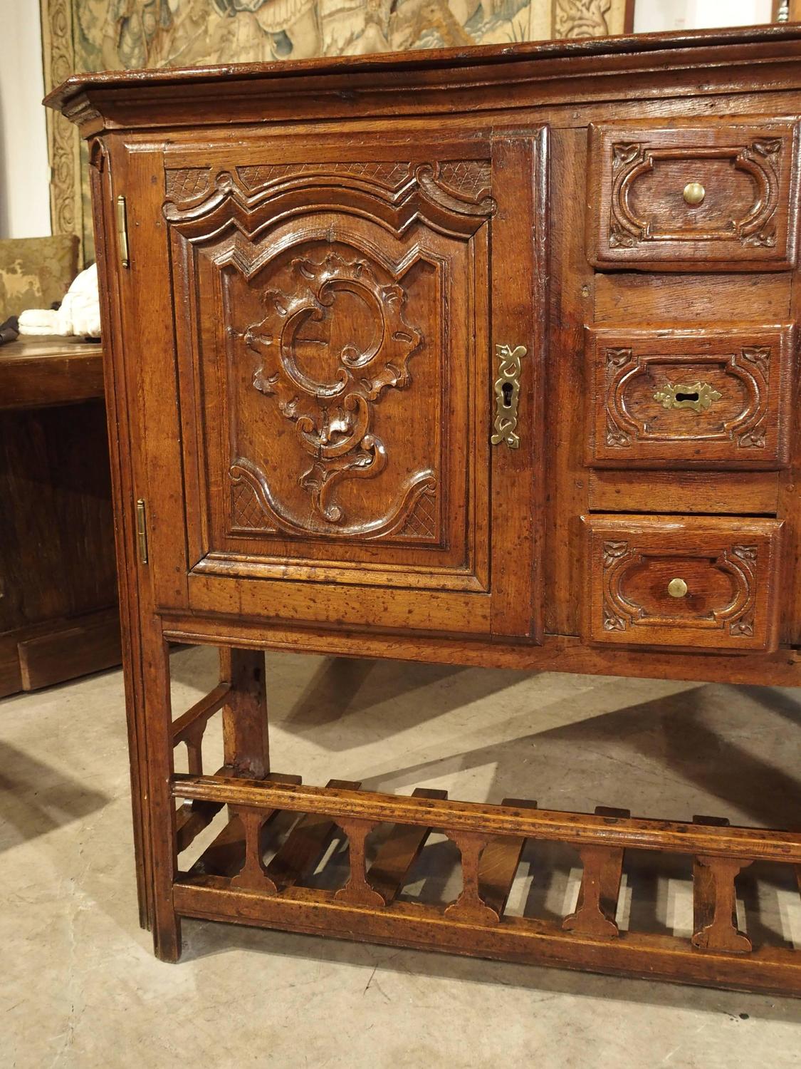 Antique Country French Kitchen Buffet from the Early 1800s For Sale at ...