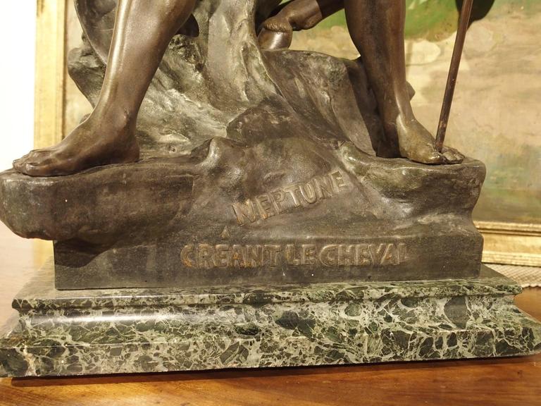 Antique French Statue of Neptune 'Creant Le Cheval' at 1stDibs | cheval ...