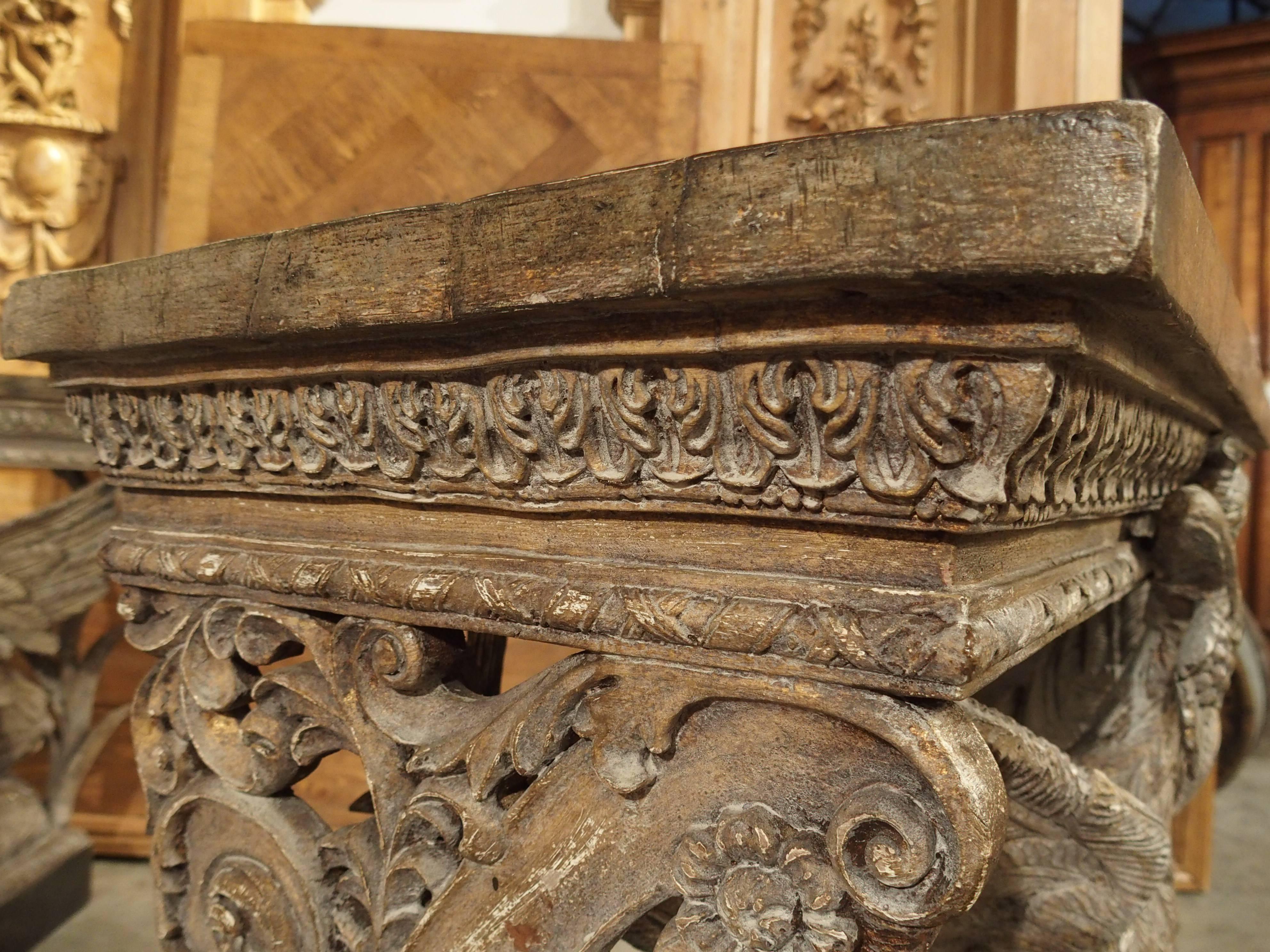 Fantastic Pair of Late 19th Century English Crane Consoles at 1stDibs