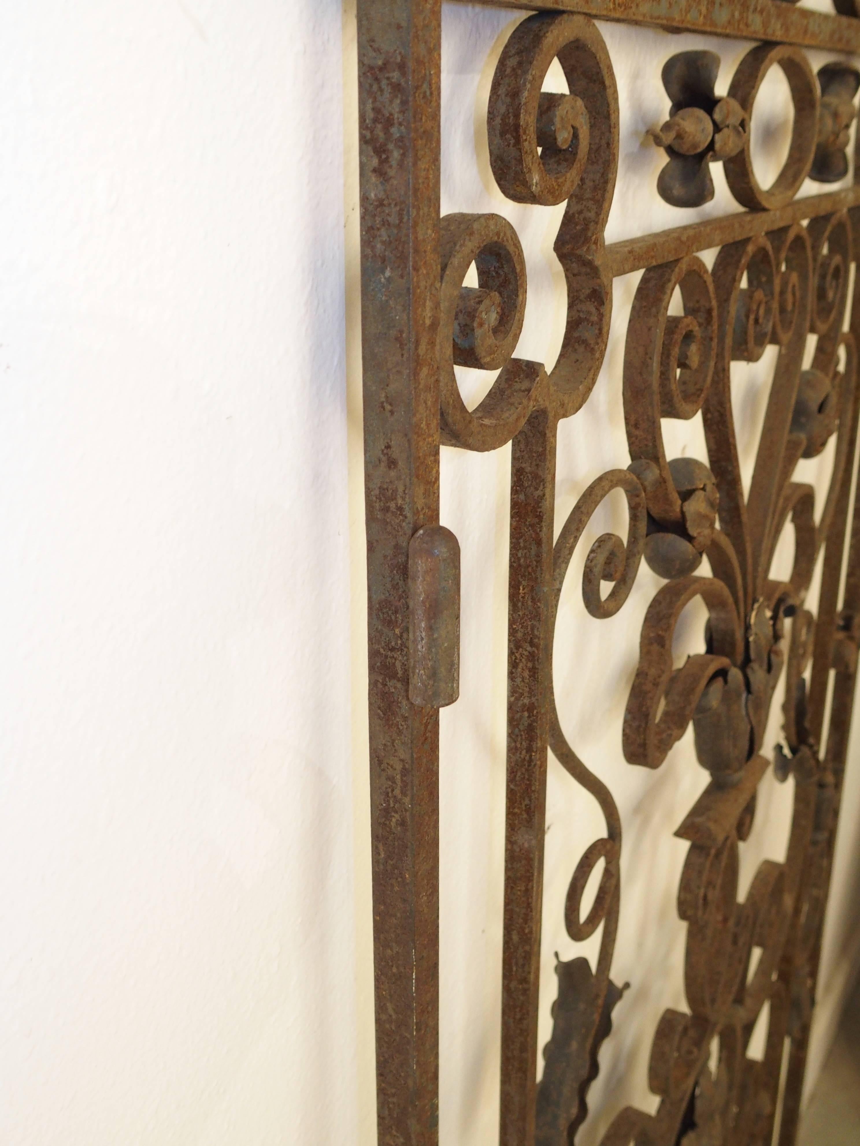Antique Iron Gate from France, 19th Century at 1stDibs