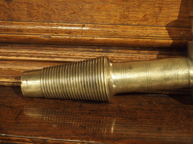 Large circa 1850 French Bronze Wine Barrel Spout at 1stDibs