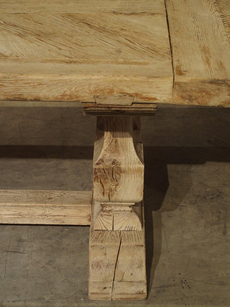 Stripped Oak French Baluster Leg Dining Table, Early to Mid-1900s at ...