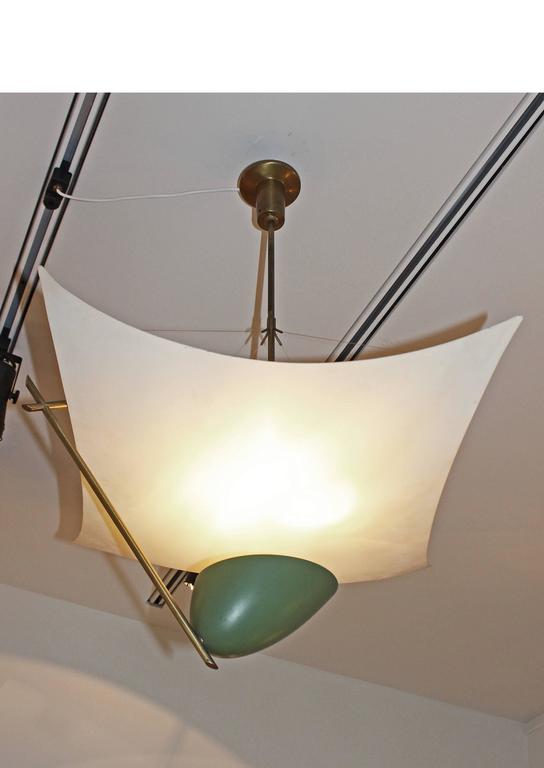 Rare 'Kite' Ceiling Light by Angelo Lelli at 1stDibs