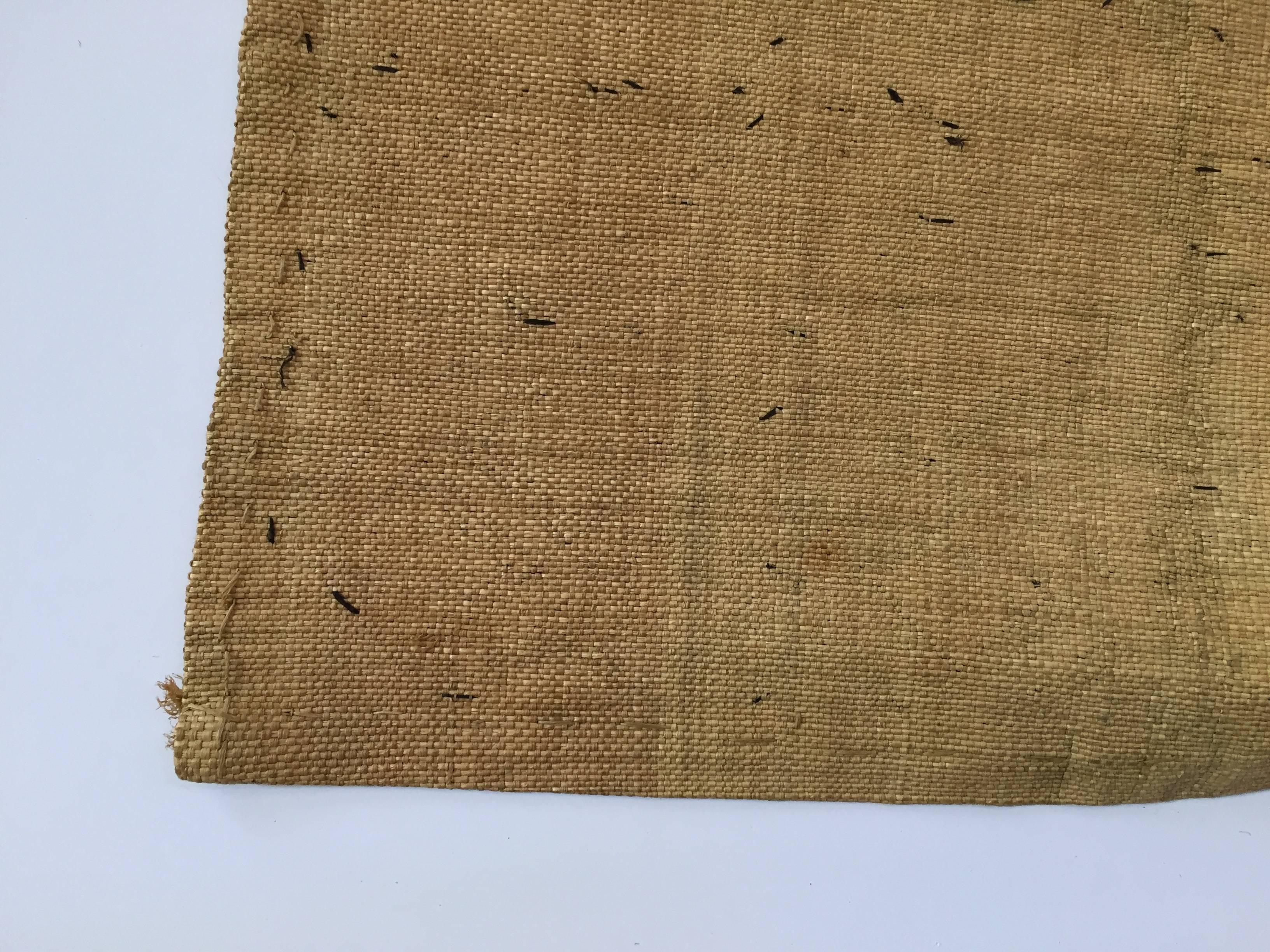 Handwoven Raffia Kuba Textiles from Congo Africa, Set of Three For Sale ...