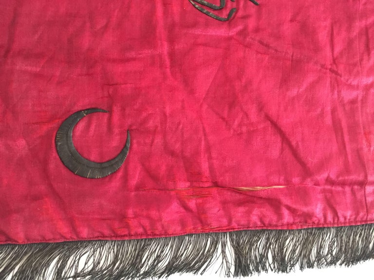 19th Century Ottoman Banner with the Tugrah of Sultan Abdulhamid II at ...