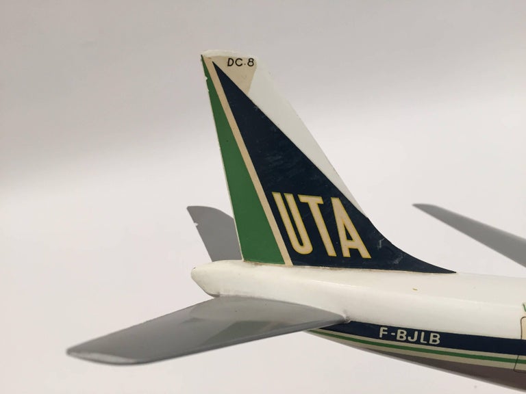 Collector Model Plane French Airline UTA Union de Transport Aeriens at ...