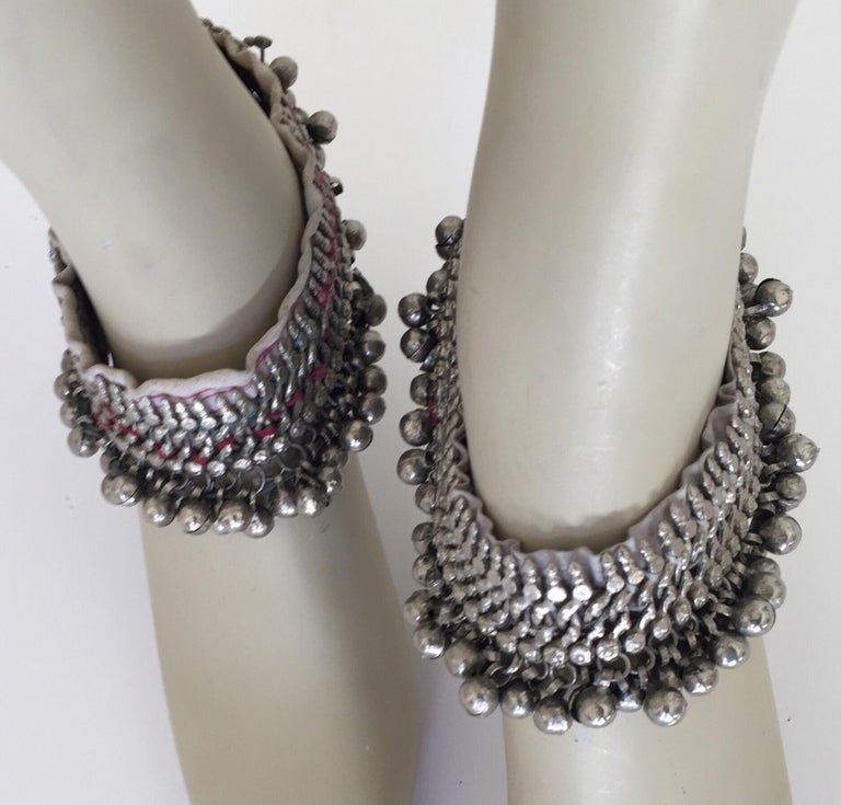 Pair of Traditional Ghungroo Bells Dancing Anklet Bracelets, Rajasthan ...