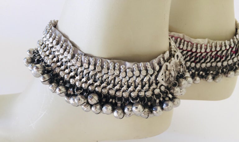 Pair of Traditional Ghungroo Bells Dancing Anklet Bracelets, Rajasthan ...