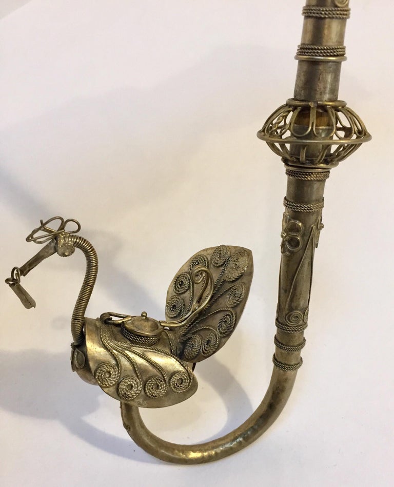 Asian Peacock Form Opium Pipe at 1stDibs