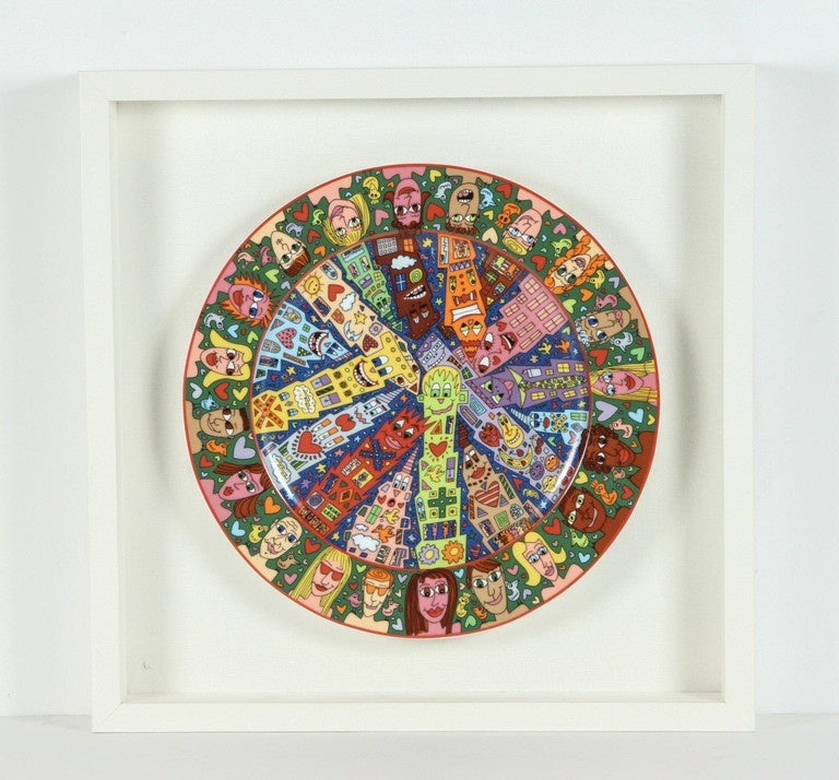 Rosenthal Collectible Set of Three Framed Plates For Sale at 1stDibs