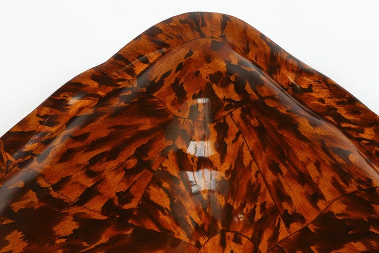 Large Faux Turtle Shell Mounted on Stand at 1stDibs