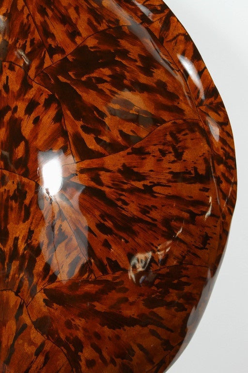 Large Faux Turtle Shell Mounted on Stand at 1stDibs
