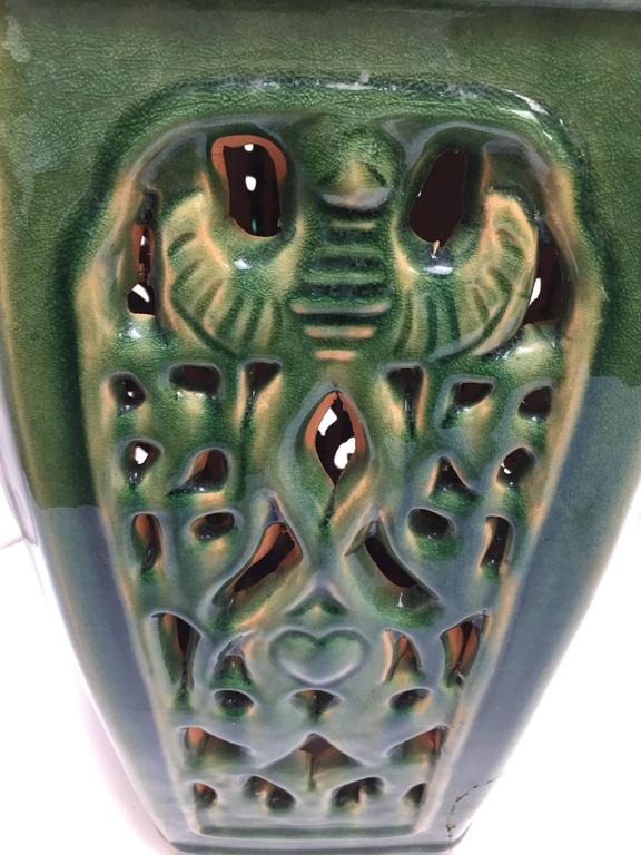 Green Chinese Barrel Ceramic Garden Stool at 1stDibs | garden stool green