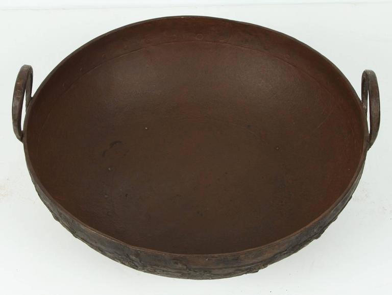 Large Metal Iron Pot from Southern India at 1stDibs