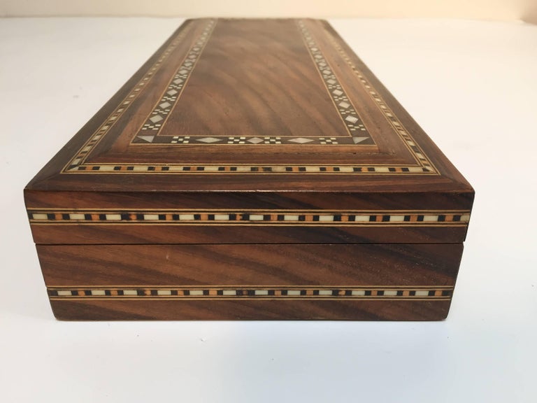 Large Decorative Syrian Box Inlay with Mother-of-Pearl at 1stDibs