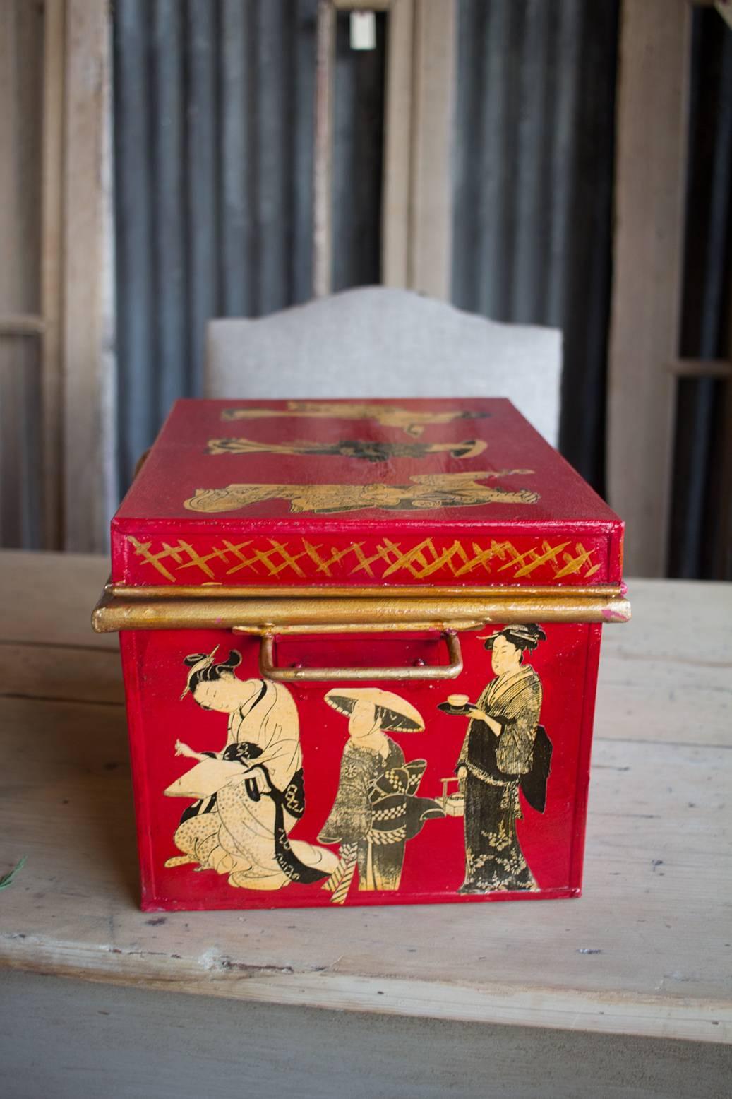 Antique English Deed Box at 1stDibs | antique deed boxes, vintage deed box