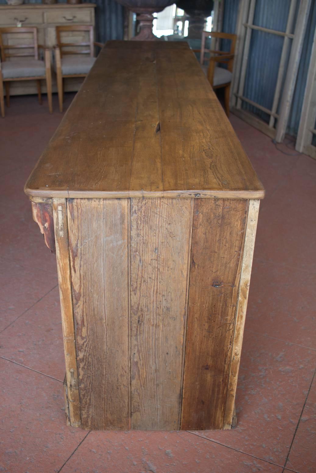19th Century Welsh Pine Shop Counter at 1stDibs