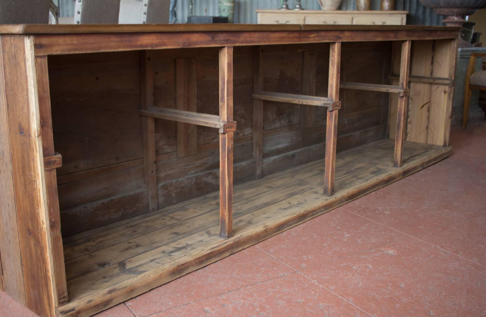 19th Century Welsh Pine Shop Counter at 1stDibs