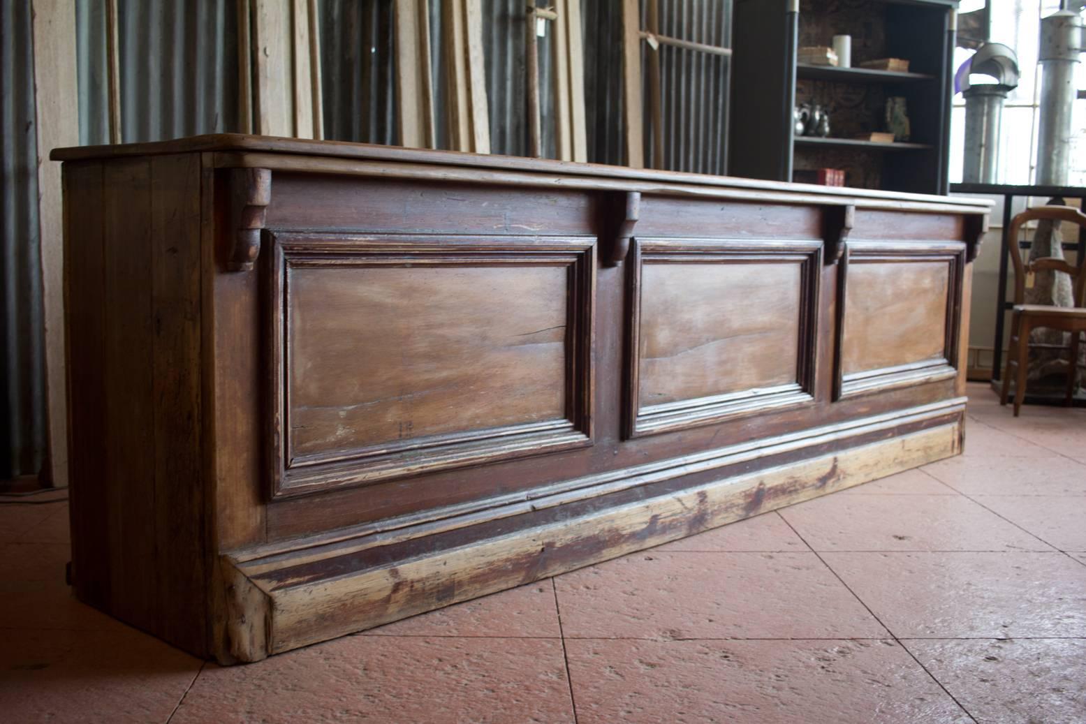 19th Century Welsh Pine Shop Counter at 1stDibs
