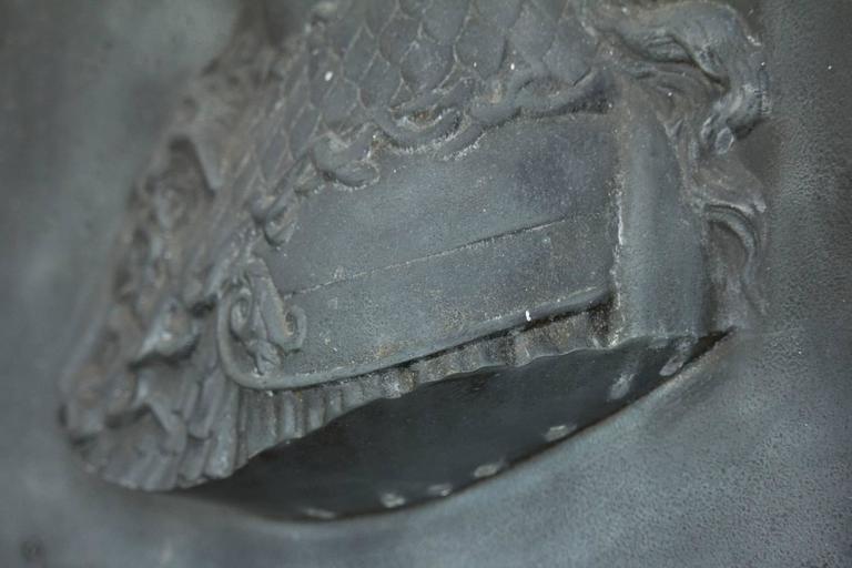 Antique Lead Plaque at 1stDibs