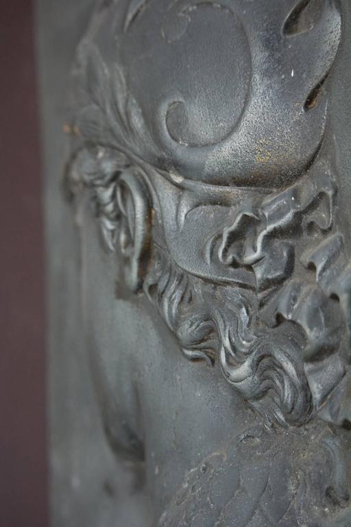 Antique Lead Plaque at 1stDibs