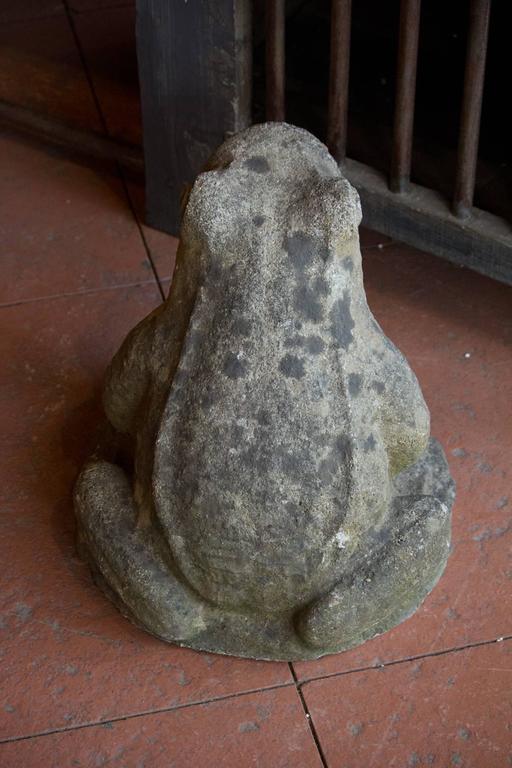 Large Vintage English Stone Toad at 1stDibs