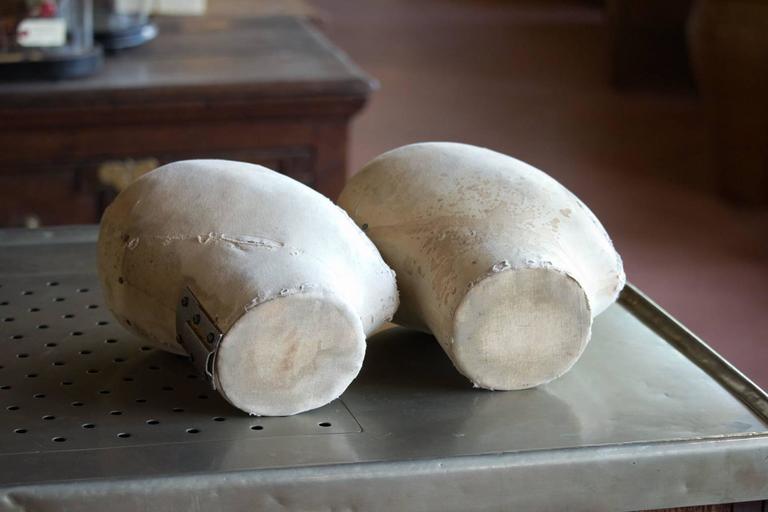 Pair of Vintage English Milliner Hat Mannequins at 1stDibs