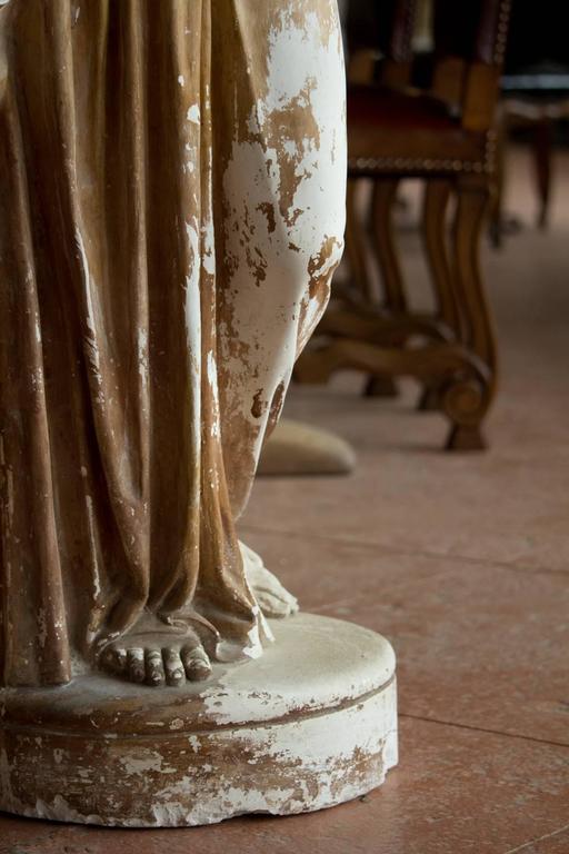 Antique Study in Plaster, Statue of Hebe at 1stDibs