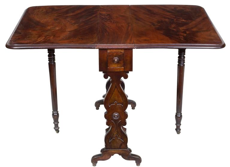 Fine Desireable Mahogany Sunderland Table, Labeled "J and J.W. Meeks ...