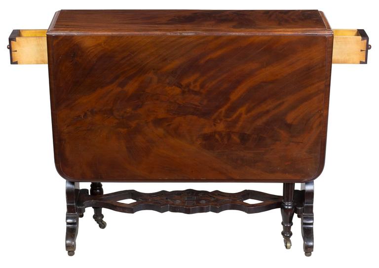Fine Desireable Mahogany Sunderland Table, Labeled "J and J.W. Meeks ...