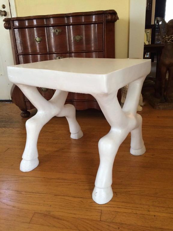 Rare Hoof Table in the Manner of John Dickinson at 1stDibs