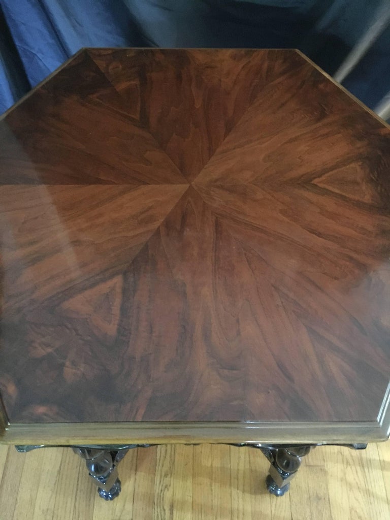 1930 Walnut Center Table For Sale at 1stDibs