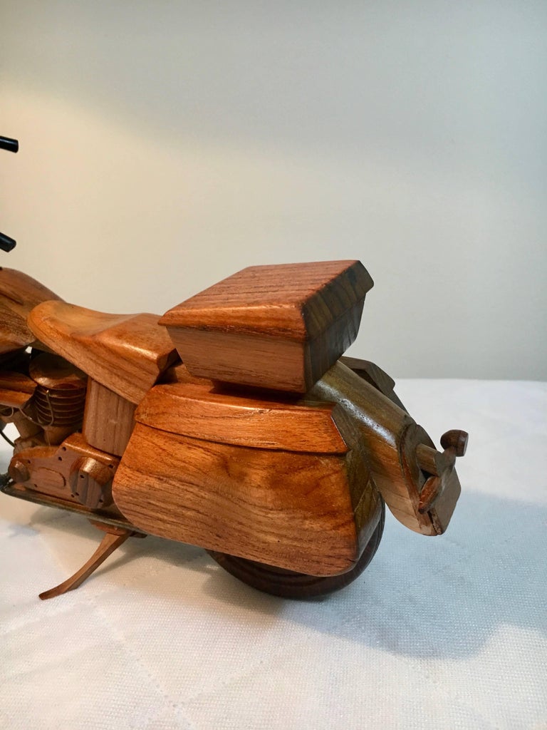 Wooden Model Motorcycle at 1stDibs | wooden motorcycle model