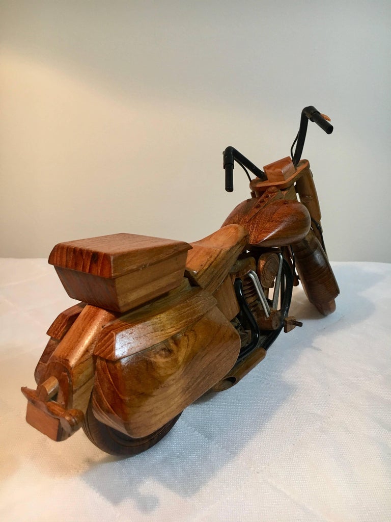Wooden Model Motorcycle at 1stDibs | wooden motorcycle model