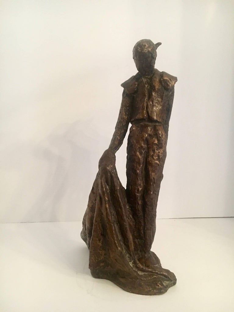 Bull Fighter Sculpture Bookend After Giacometti at 1stDibs